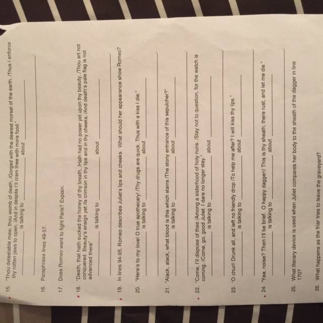 9th grade romeo and juliet act iv and iv plus romeo and juliet ...