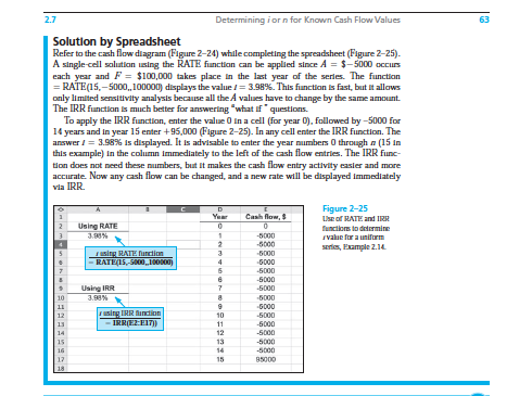 Engineering economicse (mse 304) excel spread sheet | Economics ...